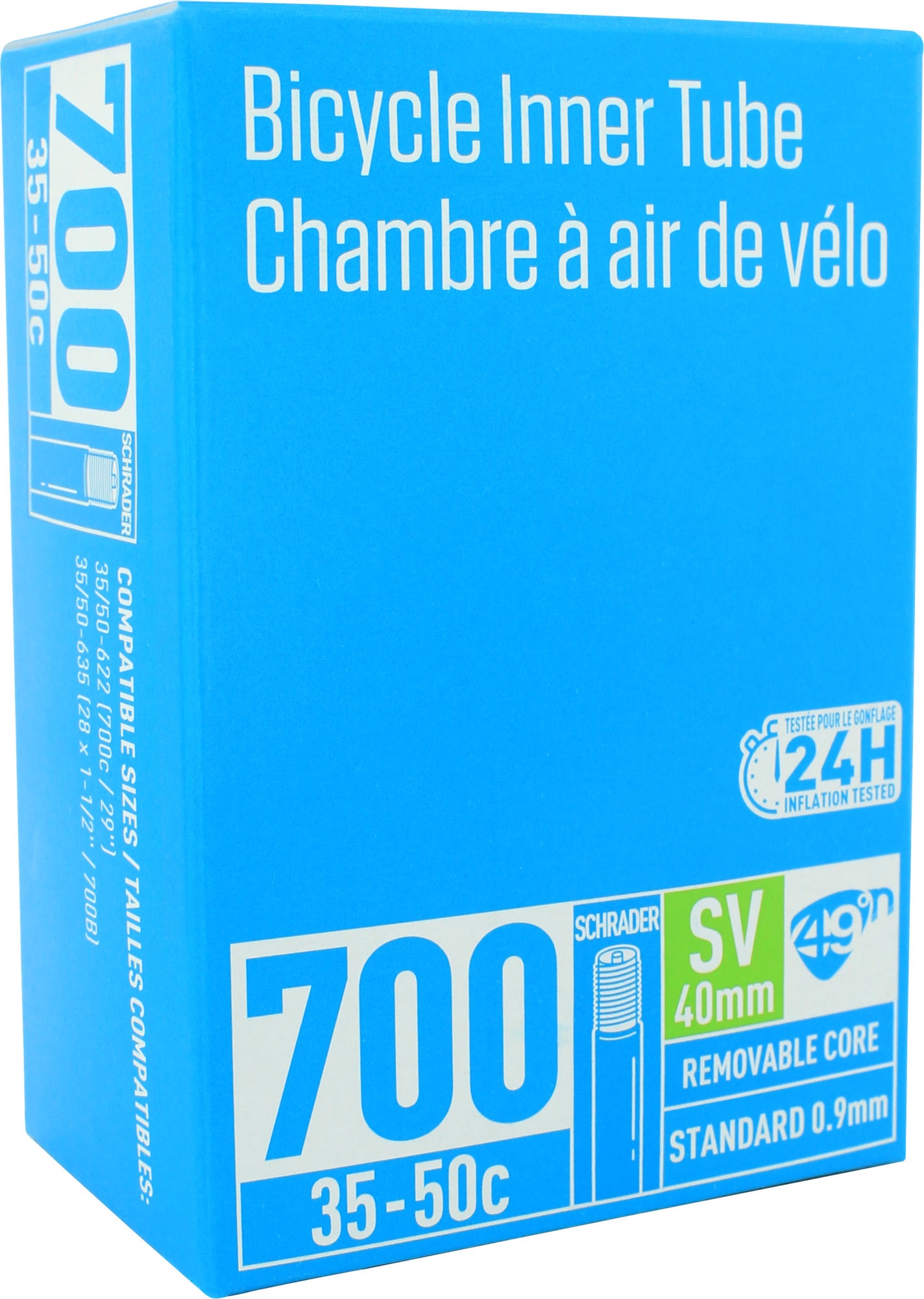 TUBE 700C X 35-50MM SCHRADER VALVE 49N | Tunes on Wheels