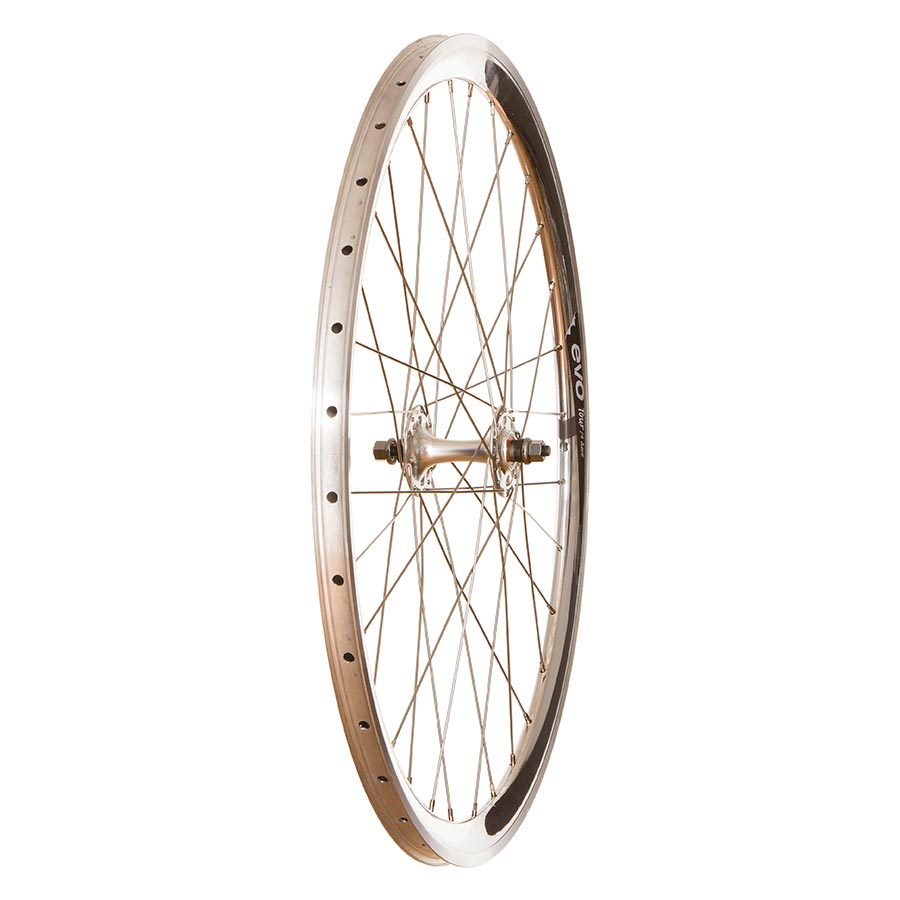 Wheel Shop, Evo Tour 19 Aero Silver/ Formula TH-50, Wheel, Front, 700C ...